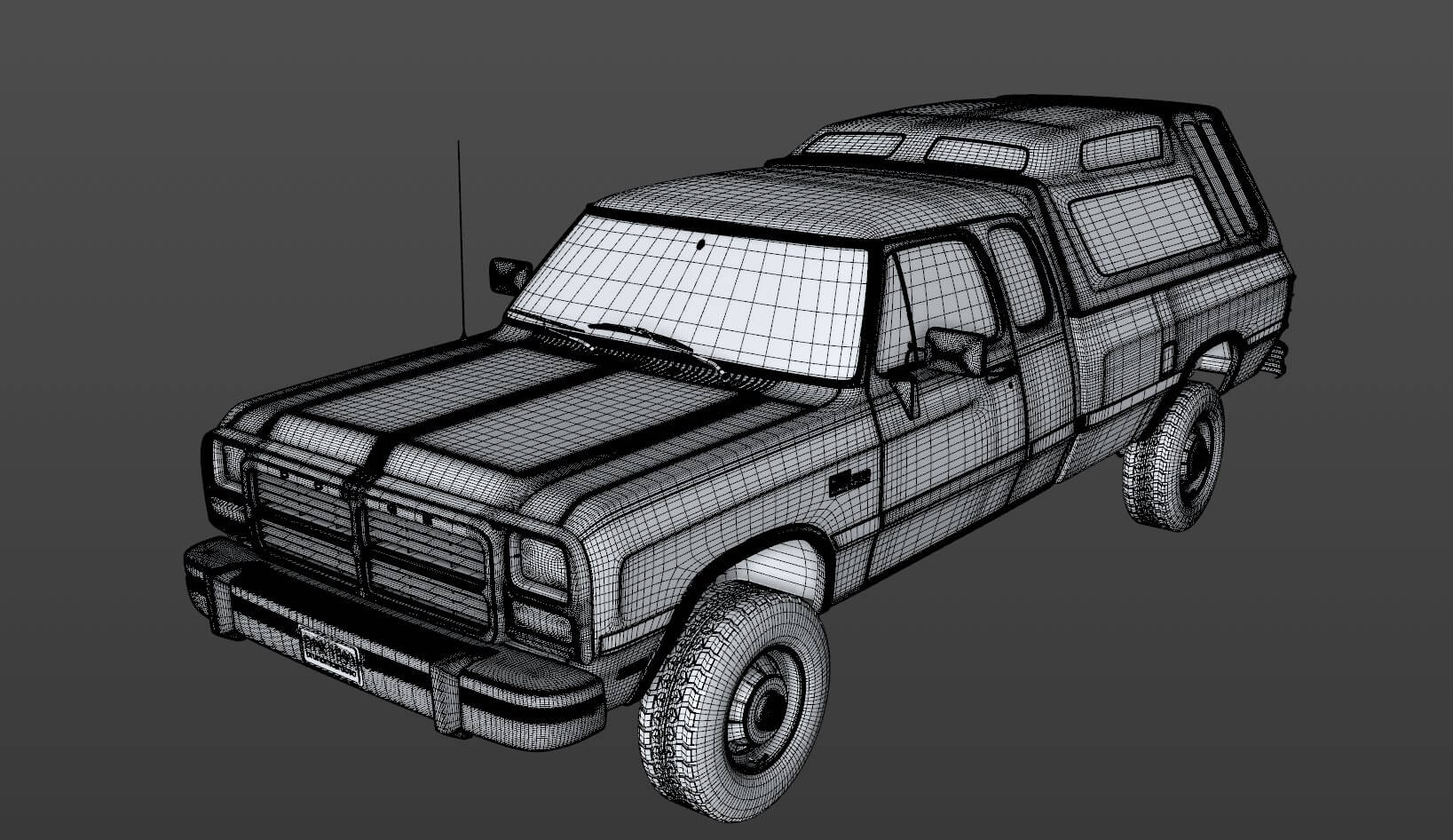 Dodge Power Ram 250 1993 - 3D Model by brunomcardoso