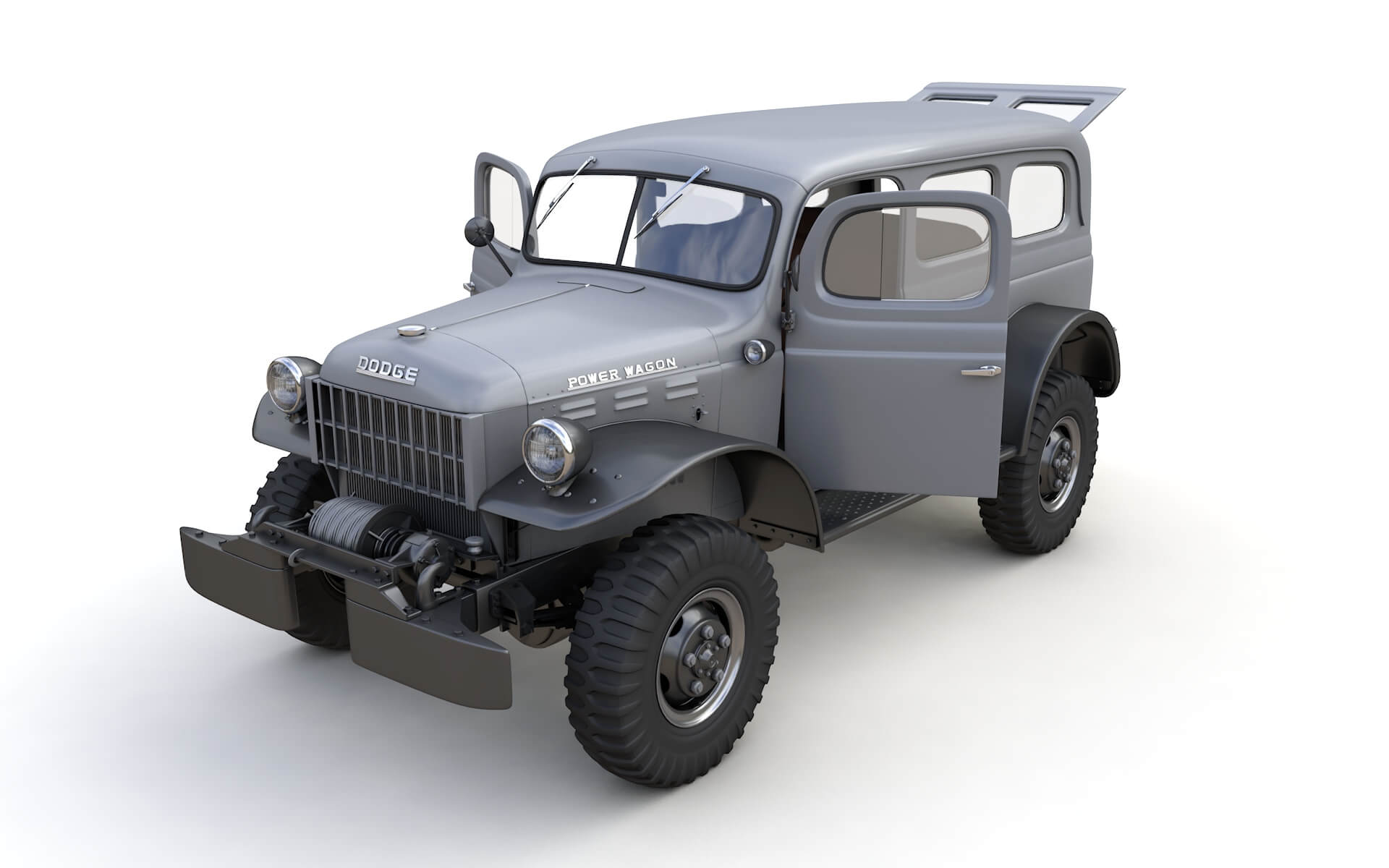 Dodge Power Wagon Carryall 1942 - 3D Model by brunomcardoso