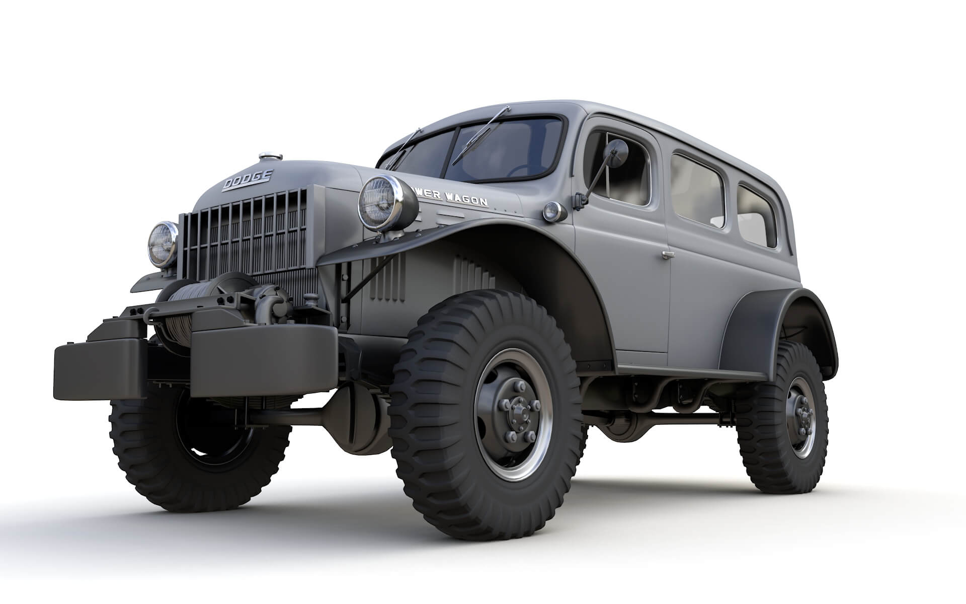 Dodge Power Wagon Carryall 1942 - 3D Model by brunomcardoso