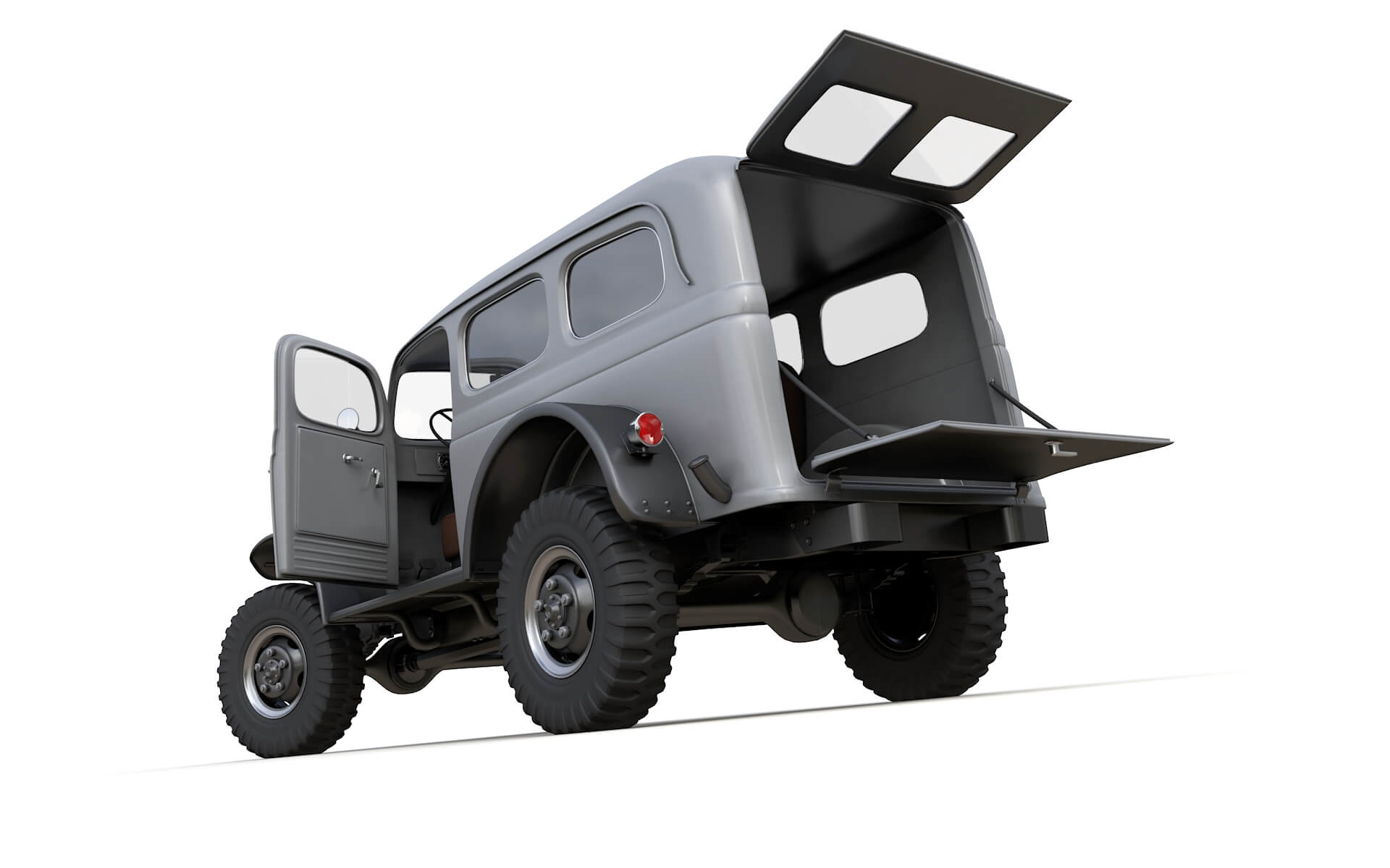 Dodge Power Wagon Carryall 1942 - 3D Model by brunomcardoso