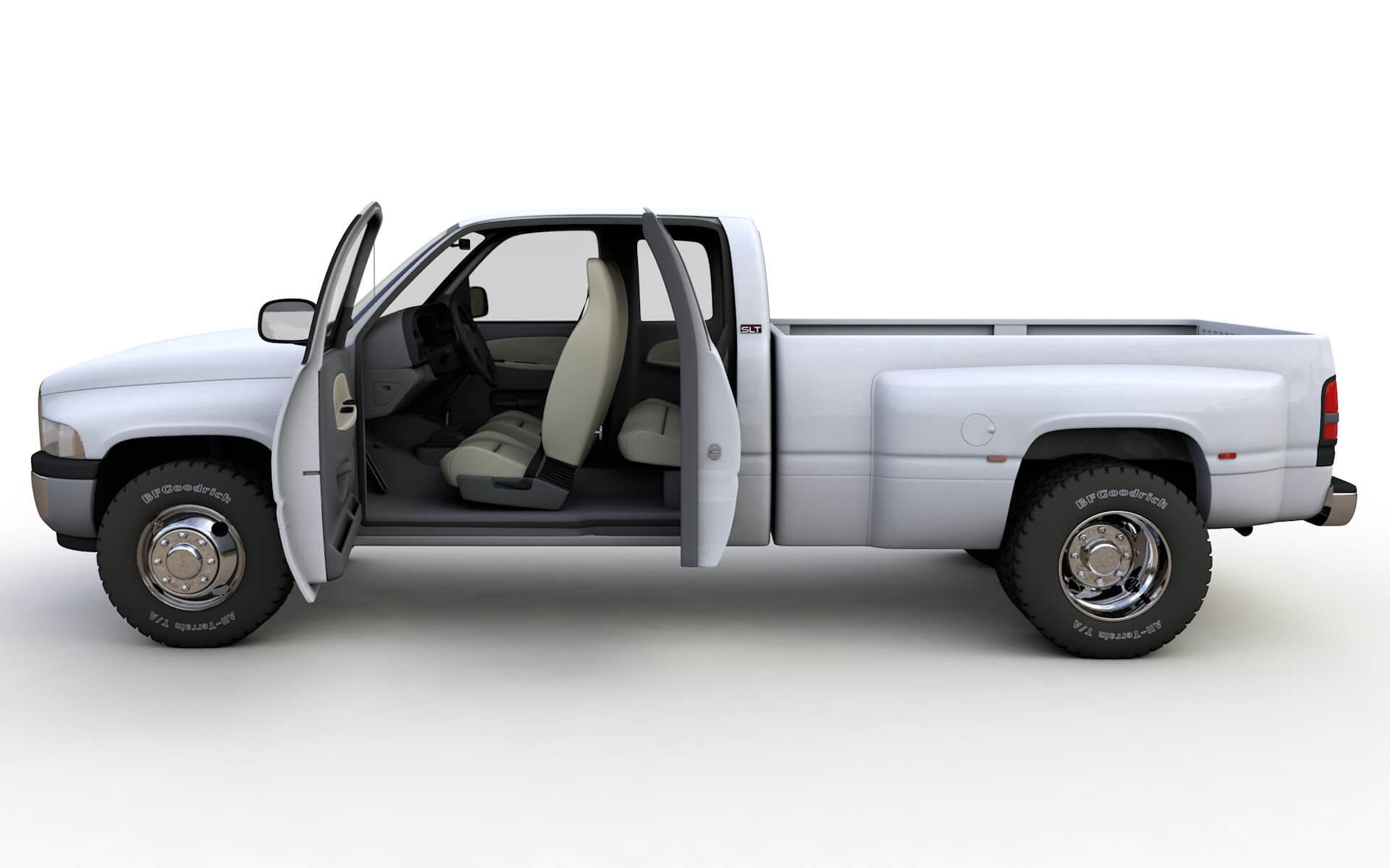 Dodge Ram 3500 Dually 2001 - 3D Model by brunomcardoso