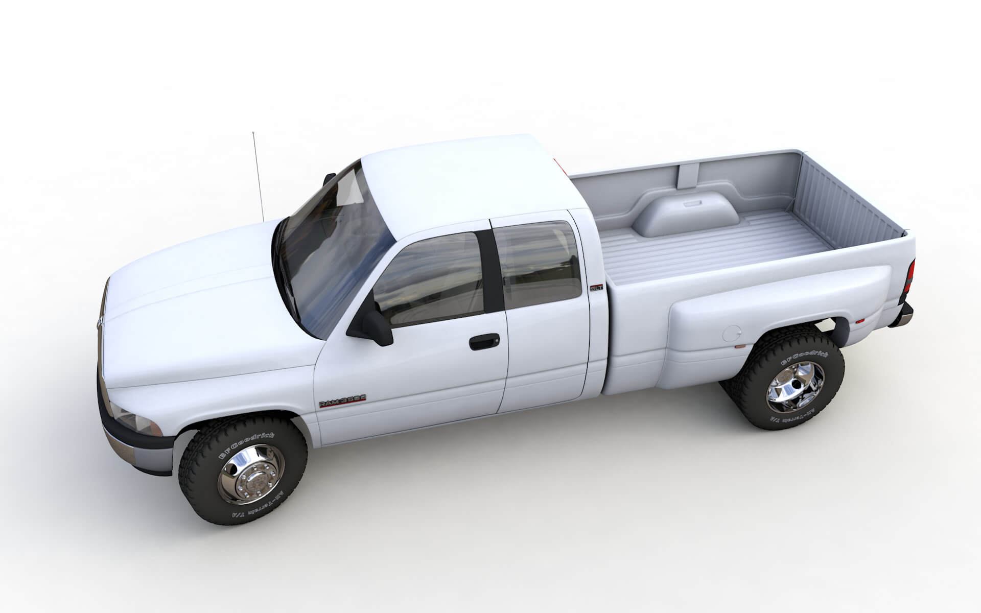 Dodge Ram 3500 Dually 2001 - 3D Model by brunomcardoso
