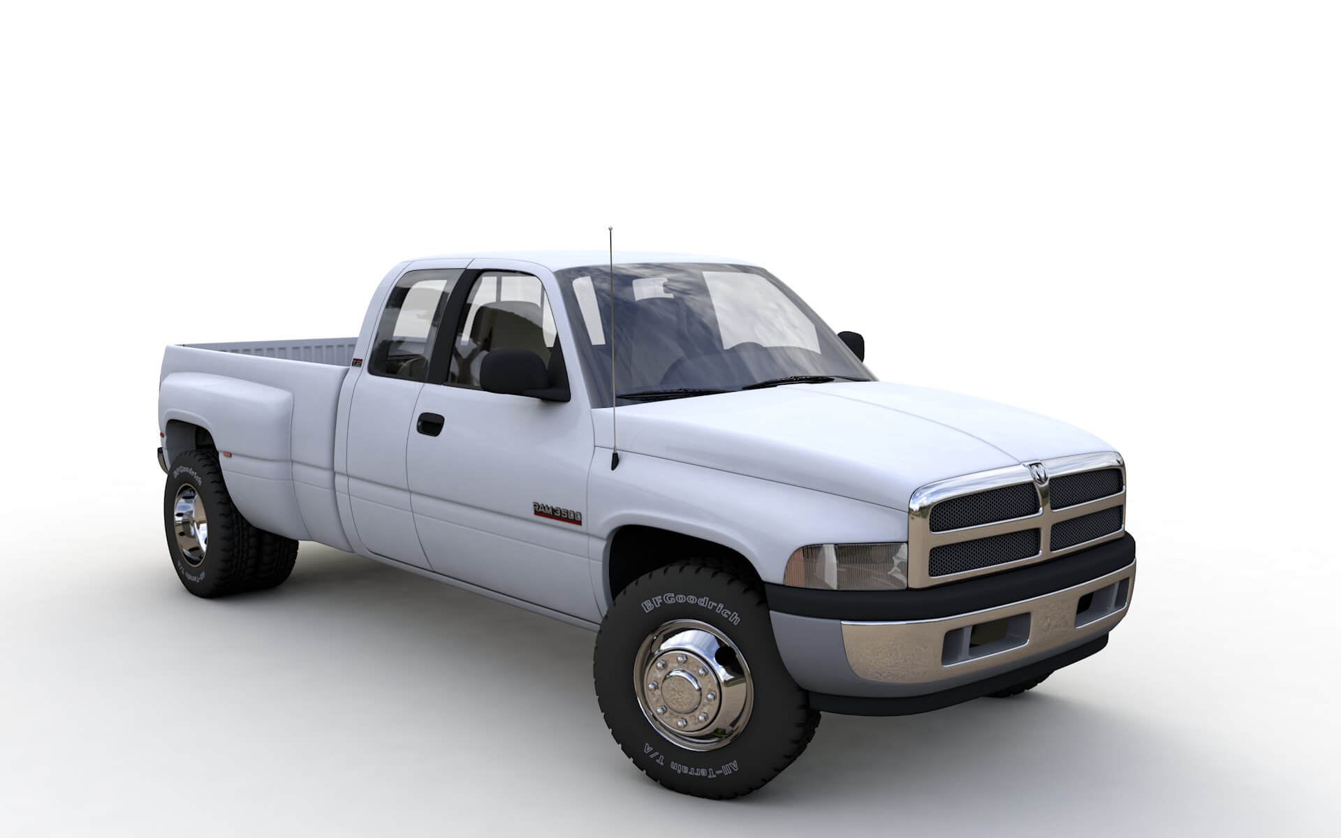 Dodge Ram 3500 Dually 2001 - 3D Model by brunomcardoso