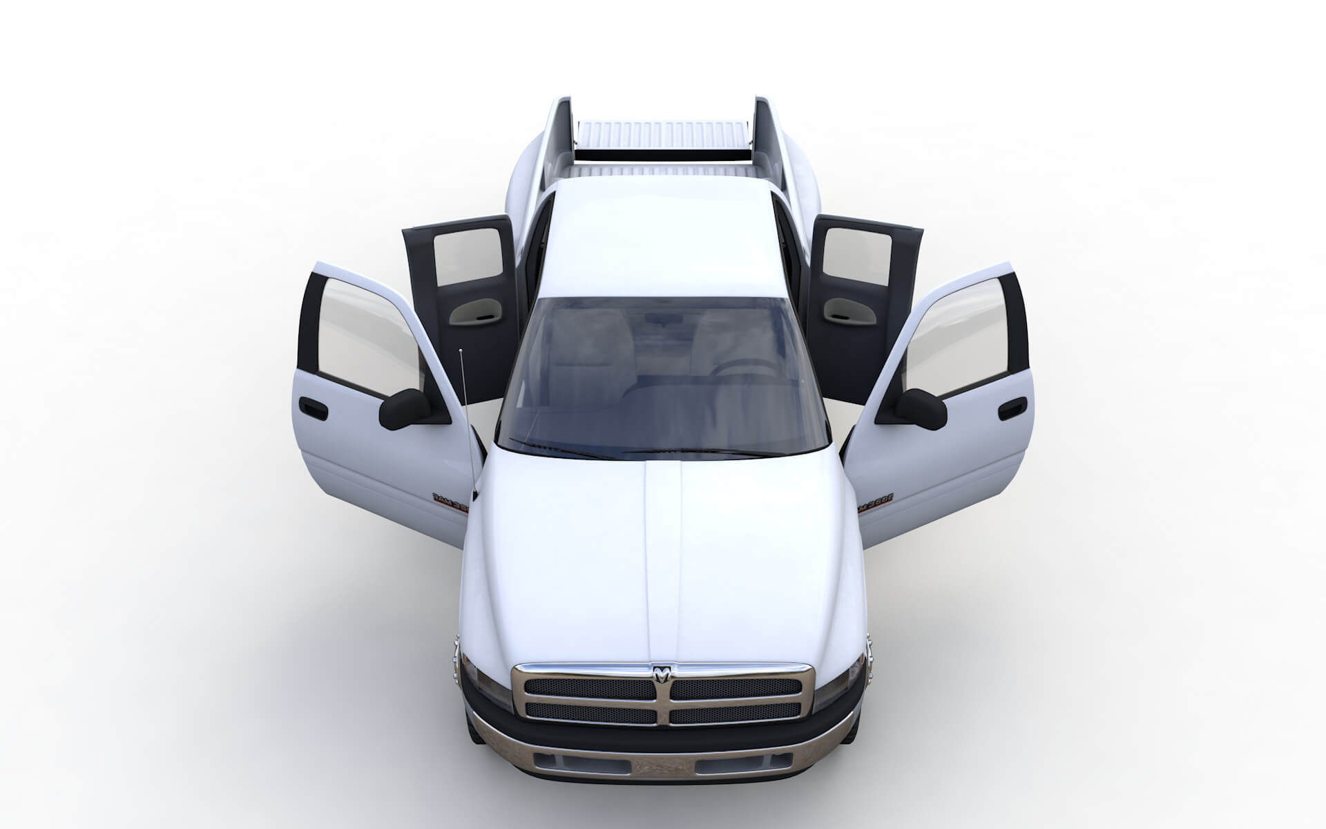 Dodge Ram 3500 Dually 2001 - 3D Model by brunomcardoso