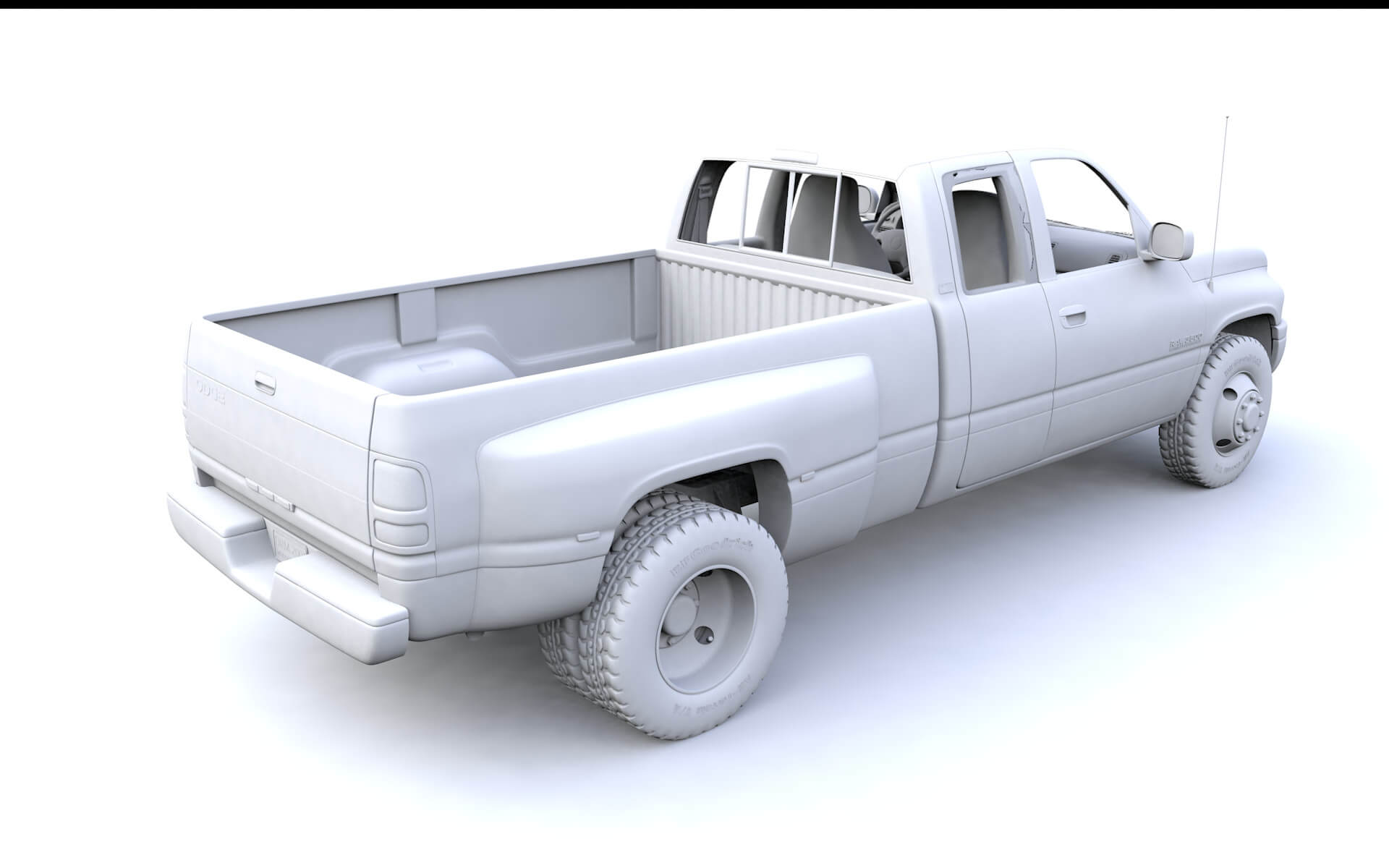 Dodge Ram 3500 Dually 2001 - 3D Model by brunomcardoso