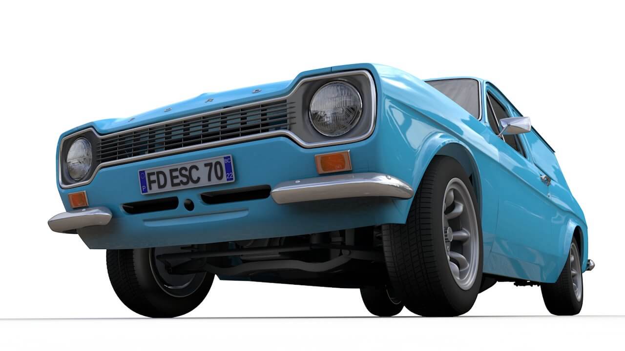 Escort Mk1 Panel Van 1970 - 3D Model by brunomcardoso