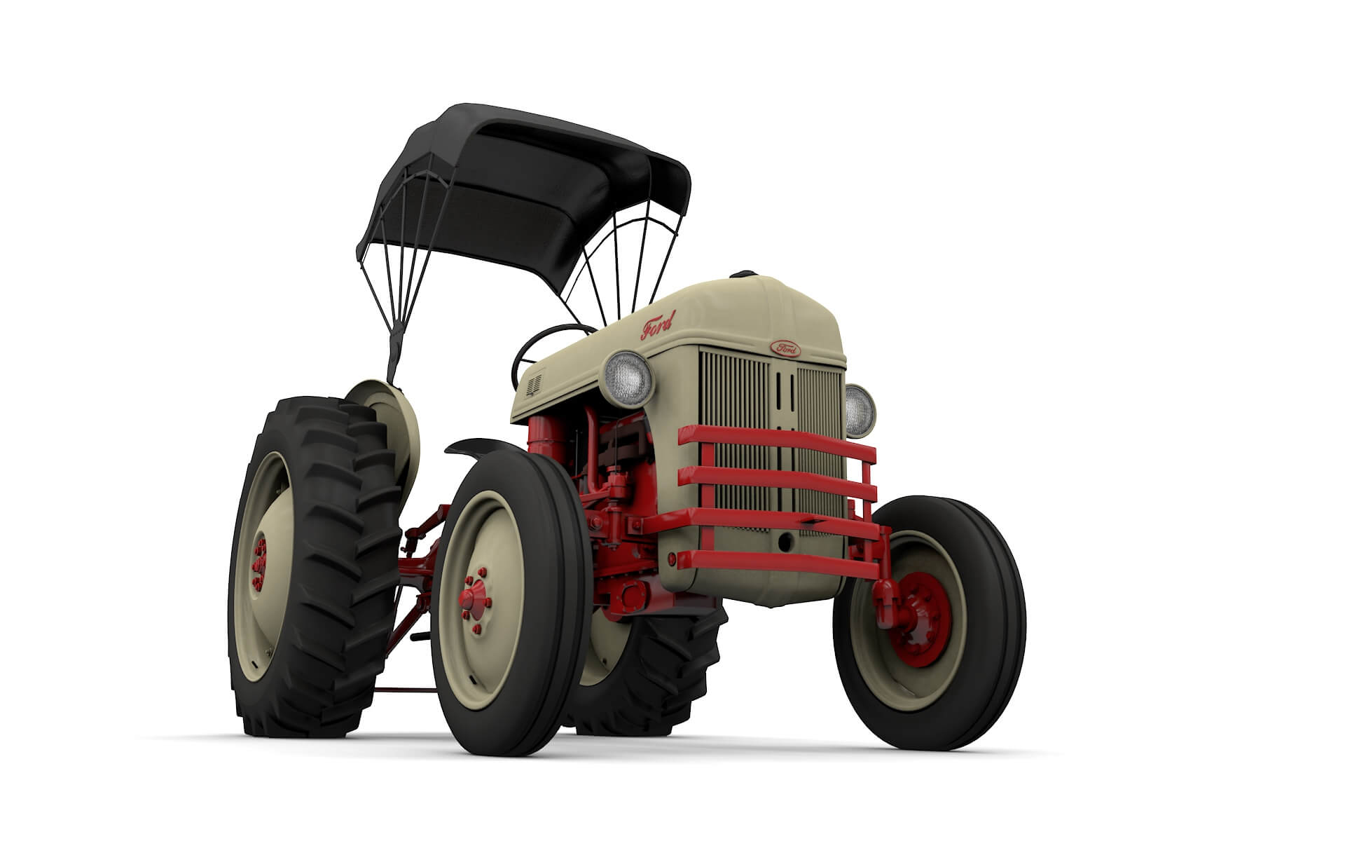 F 8N Series Tractor 1951 - 3D Model by brunomcardoso