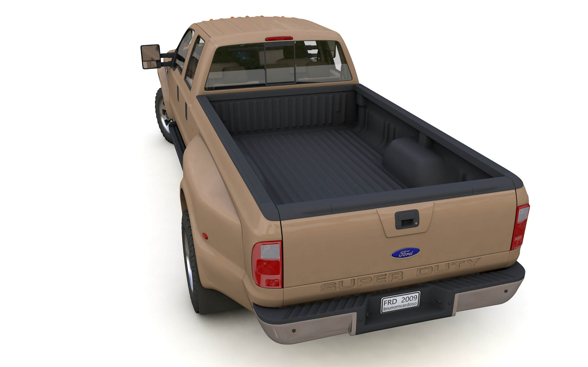 F250 XL Super Duty 2009 3D Model by brunomcardoso