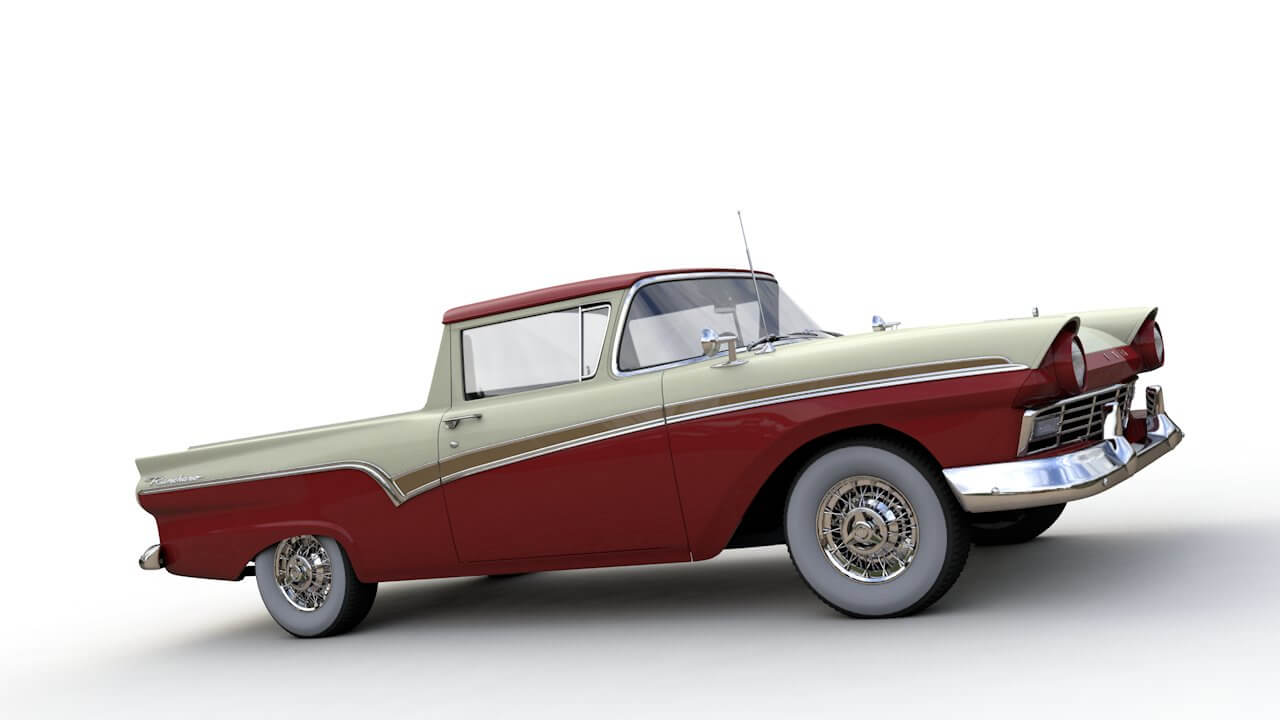 Ranchero 1957 - 3D Model by brunomcardoso