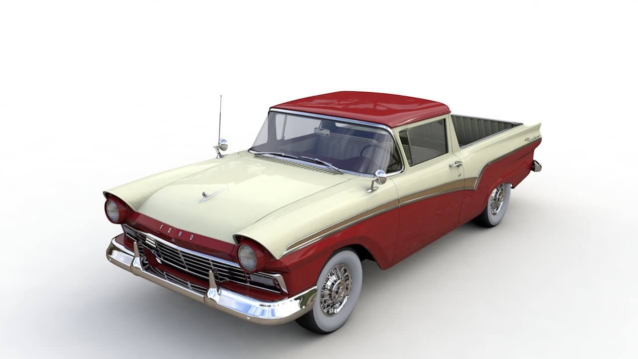Ranchero 1957 - 3D Model by brunomcardoso