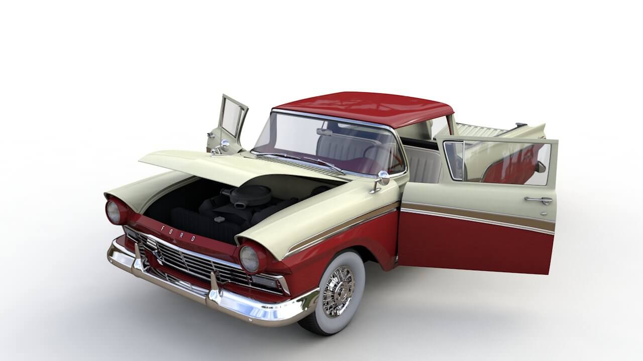 Ranchero 1957 - 3D Model by brunomcardoso