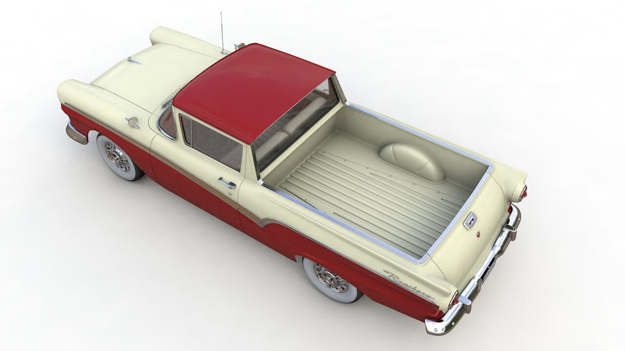 Ranchero 1957 - 3D Model by brunomcardoso