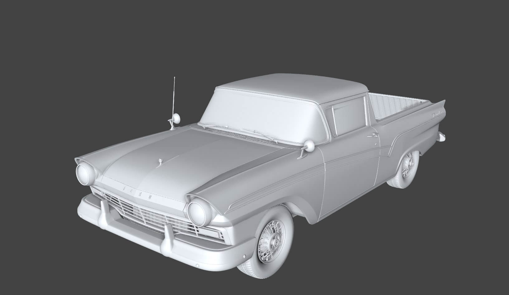 Ranchero 1957 - 3D Model by brunomcardoso