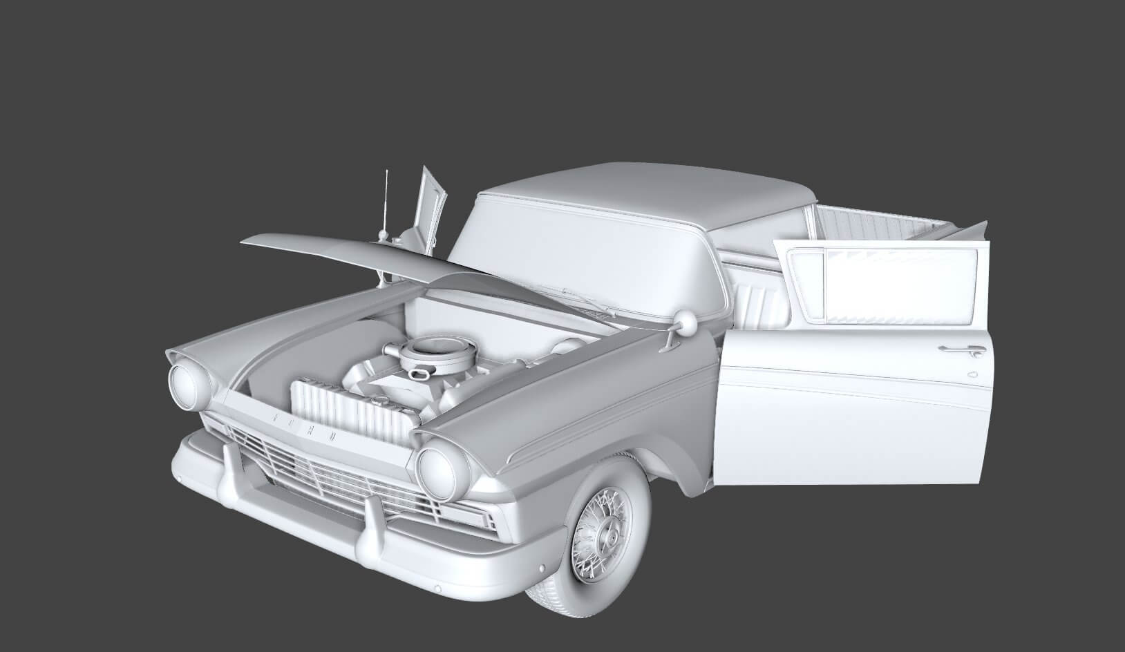 Ranchero 1957 - 3D Model by brunomcardoso