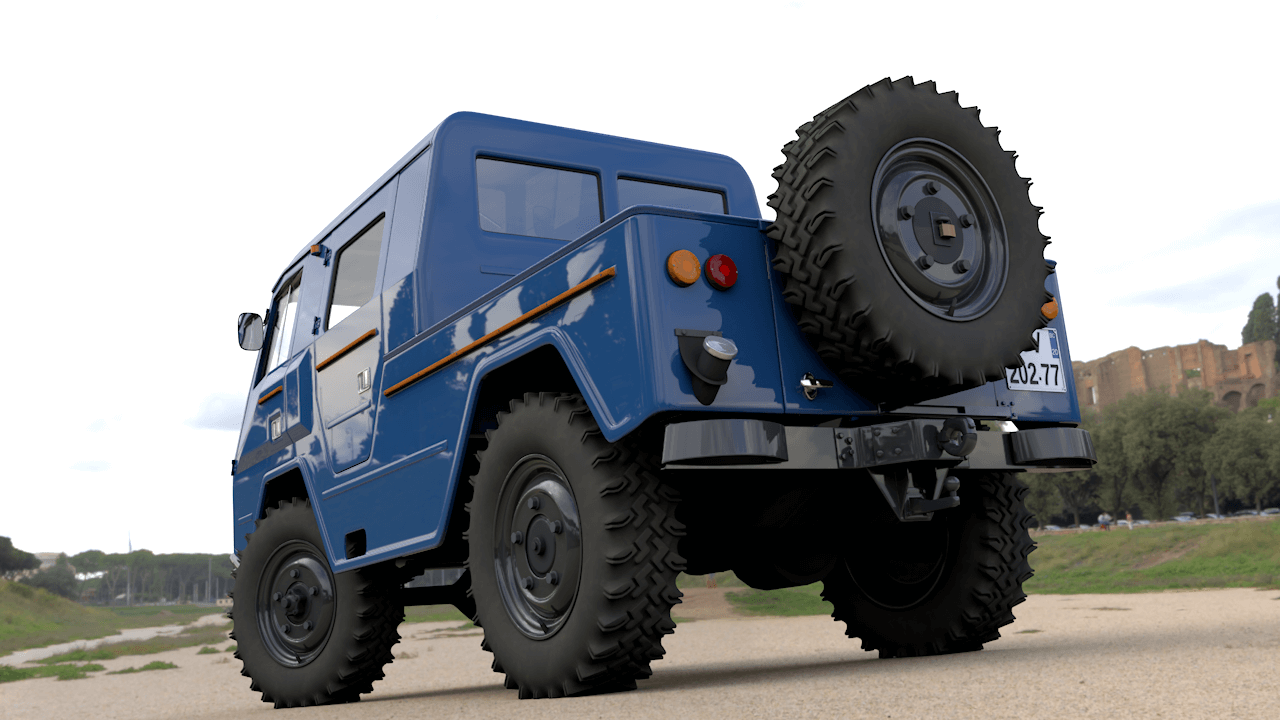 VOLVO LAPLANDER C202 CREWCAB 1977 3D Render by brunomcardoso