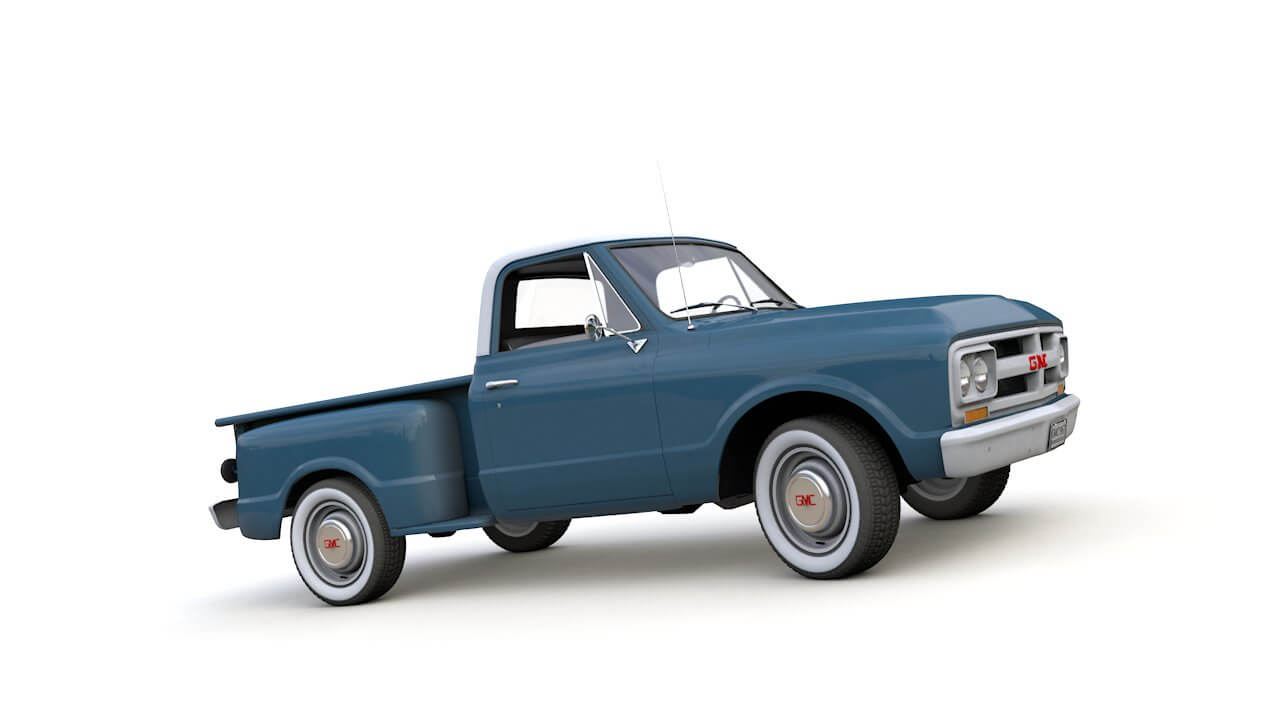 1967 GMC C10 Stepside Pickup - 3D Model by brunomcardoso