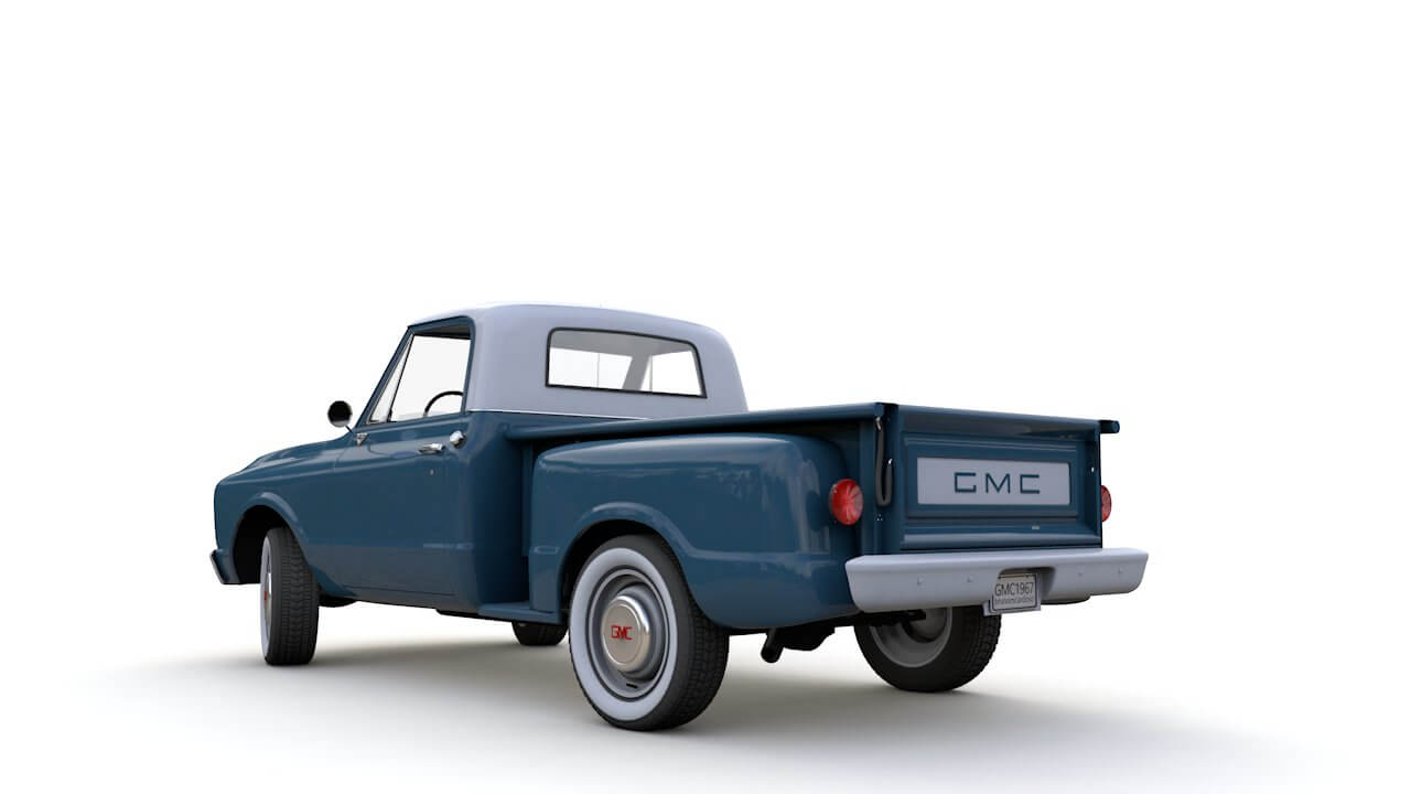 1967 GMC C10 Stepside Pickup - 3D Model by brunomcardoso