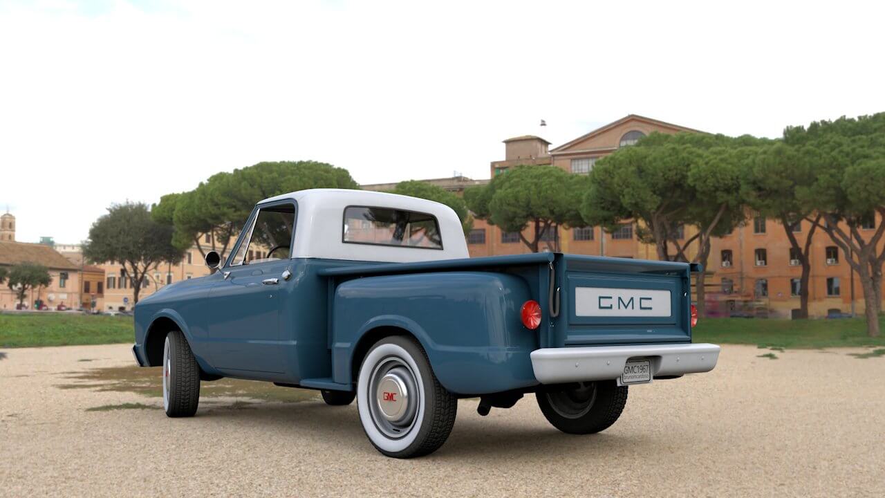 1967 GMC C10 Stepside Pickup - 3D Model by brunomcardoso