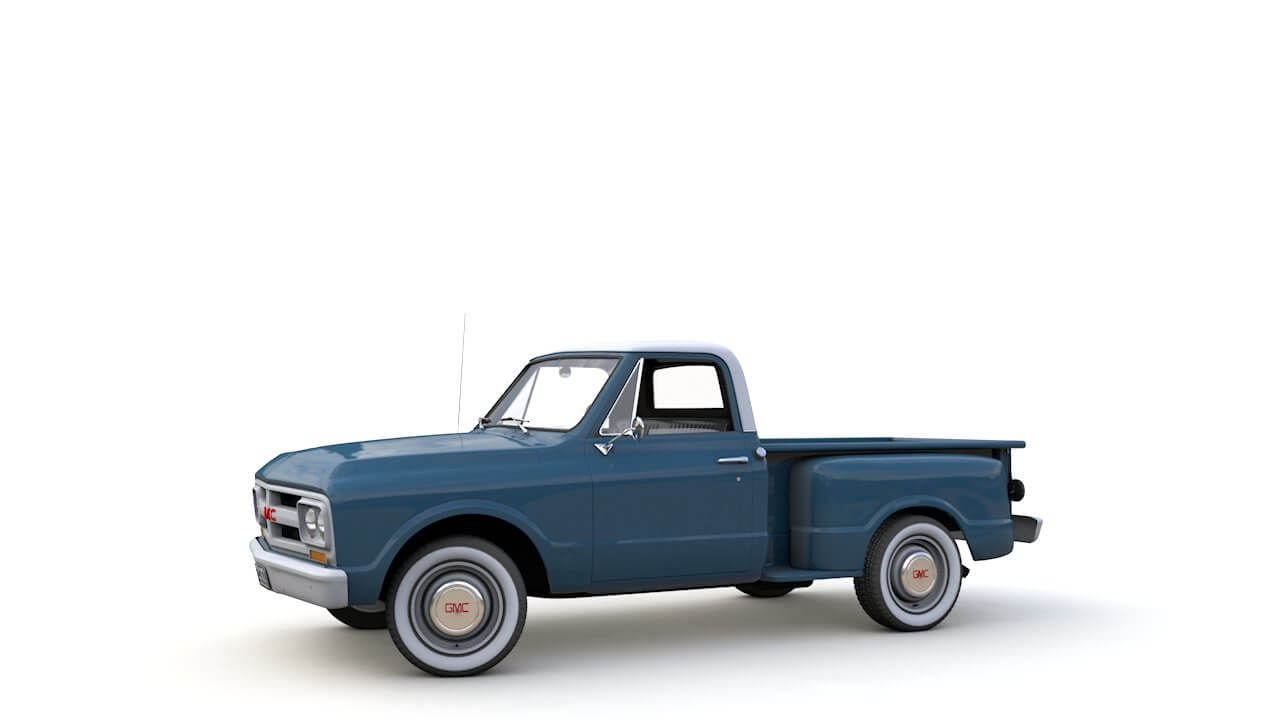 1967 GMC C10 Stepside Pickup - 3D Model by brunomcardoso