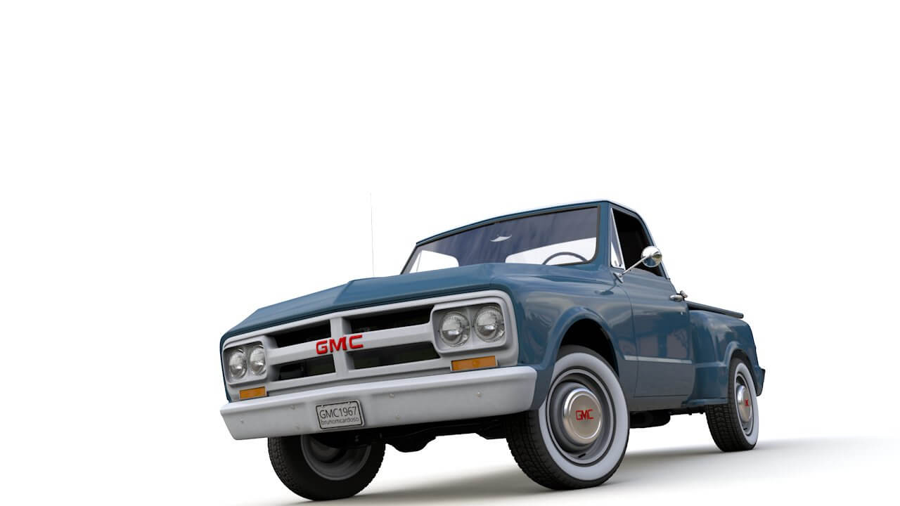 1967 GMC C10 Stepside Pickup - 3D Model by brunomcardoso