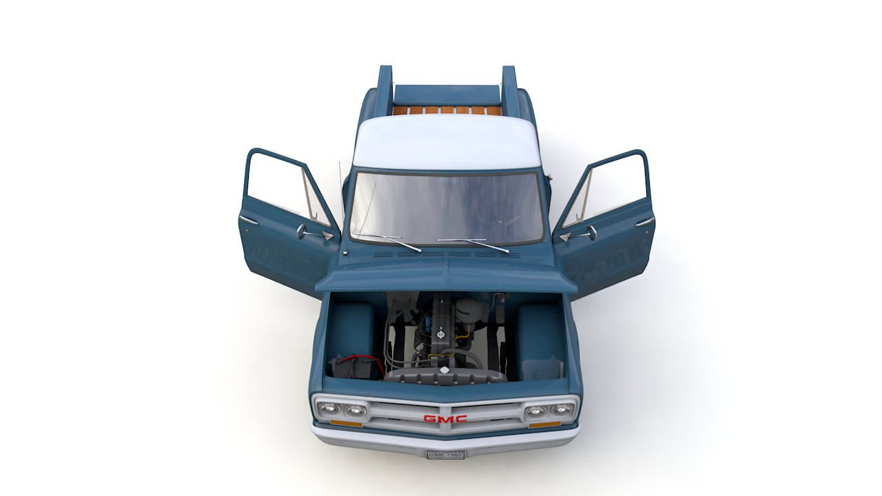 1967 GMC C10 Stepside Pickup - 3D Model by brunomcardoso