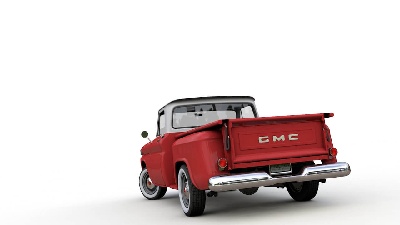 GMC Pickup Truck Stepside 1964 - 3D Model by brunomcardoso