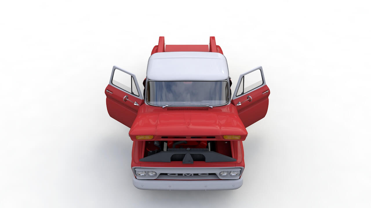 GMC Pickup Truck Stepside 1964 - 3D Model by brunomcardoso