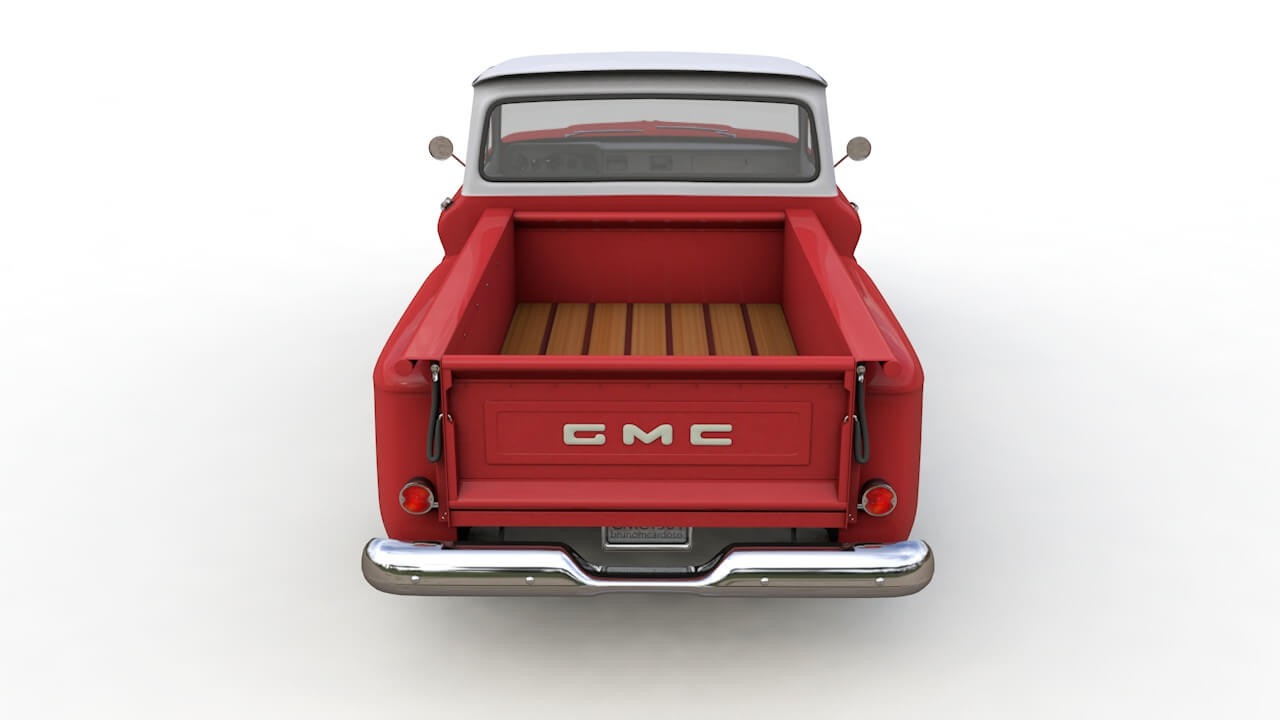 GMC Pickup Truck Stepside 1964 - 3D Model by brunomcardoso
