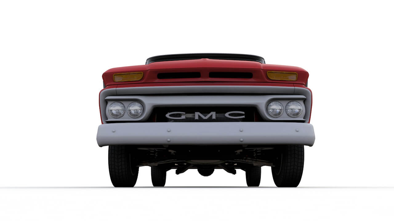 GMC Pickup Truck Stepside 1964 - 3D Model by brunomcardoso