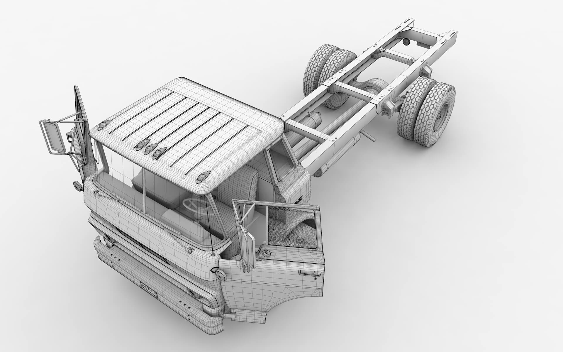 GMC Tilt Cab 1972 - 3D Model by brunomcardoso