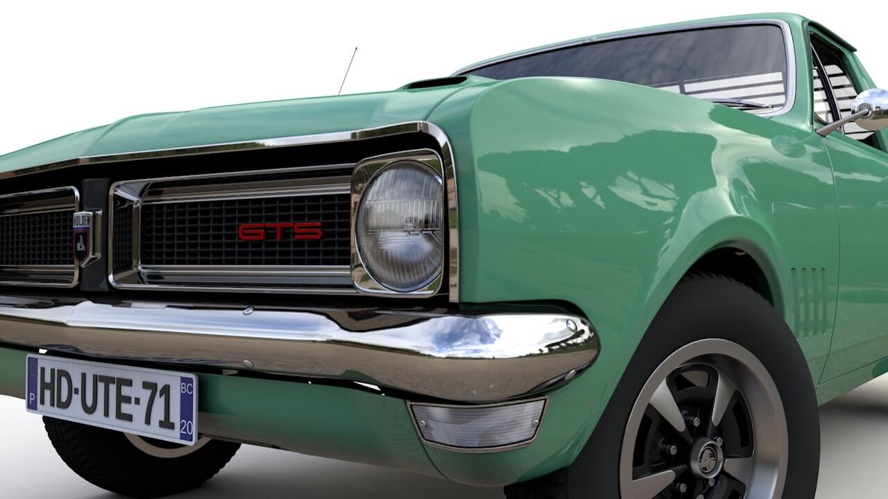 Holden Hg Ute Gts 1971 - 3D Model by brunomcardoso