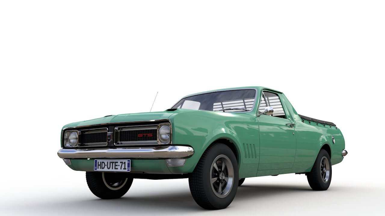 Holden Hg Ute Gts 1971 - 3D Model by brunomcardoso