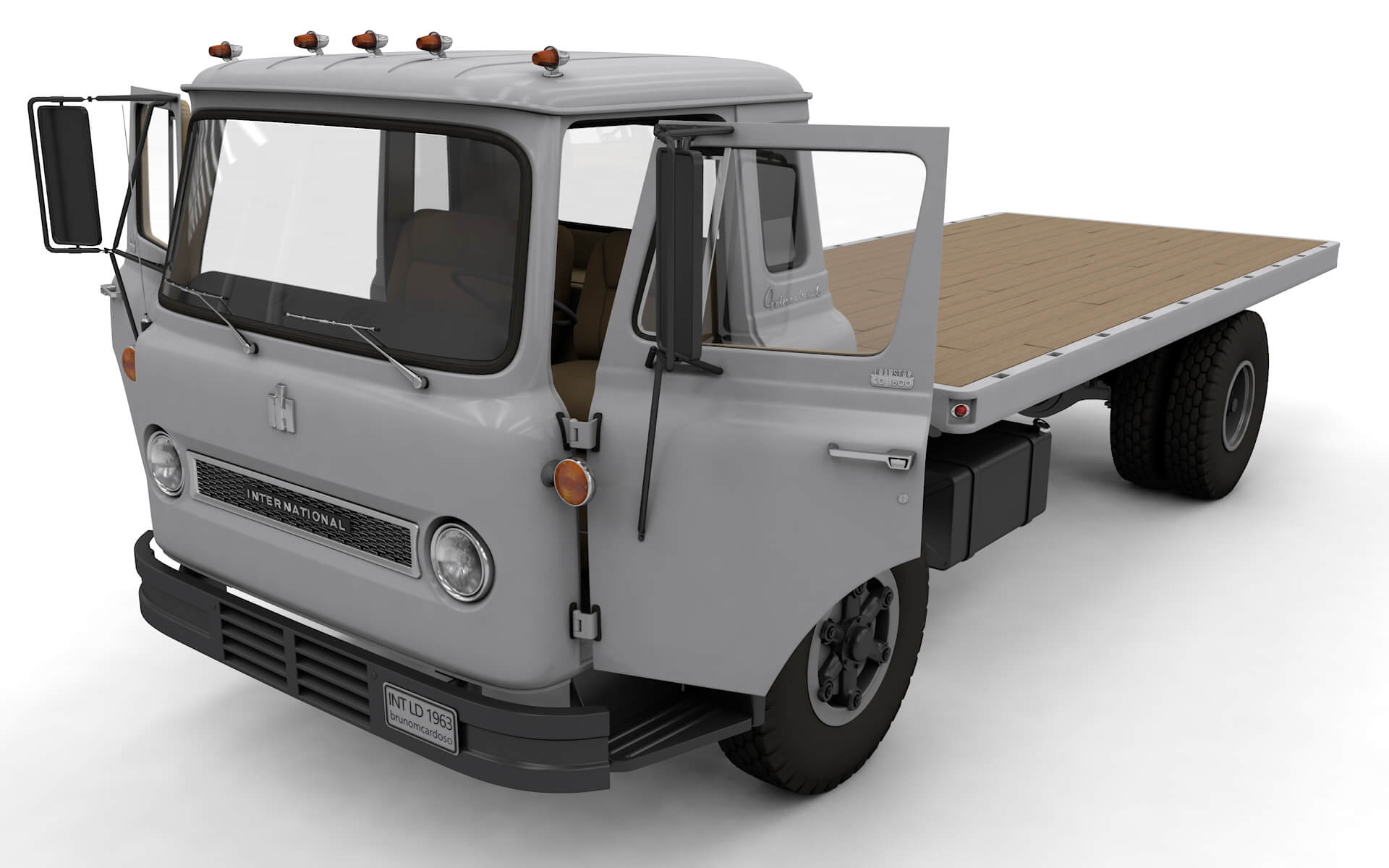 International Loadstar Co1600 Truck 1963 - 3D Model by brunomcardoso
