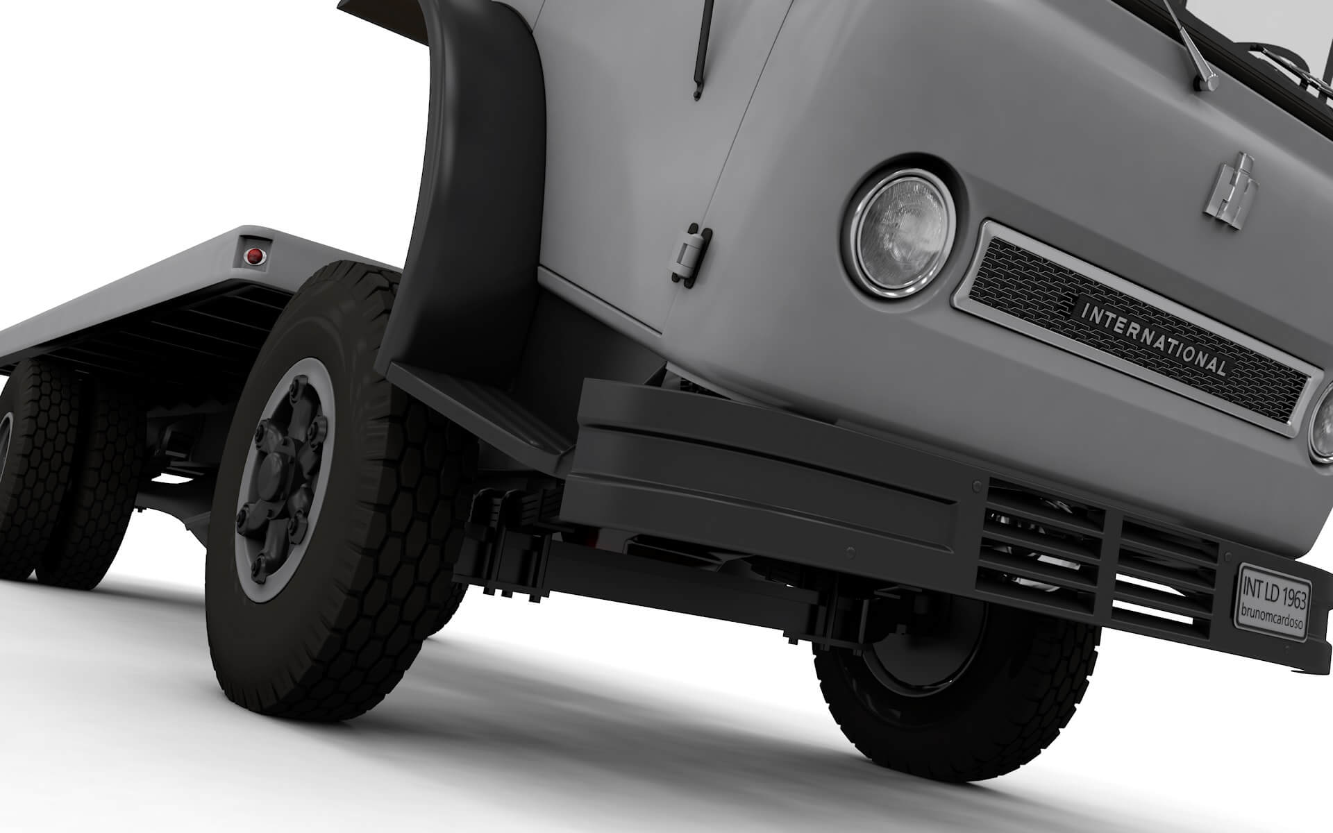 International Loadstar Co1600 Truck 1963 - 3D Model by brunomcardoso