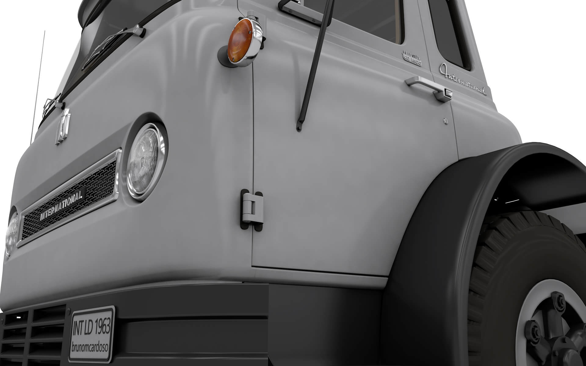 International Loadstar Co1600 Truck 1963 - 3D Model by brunomcardoso