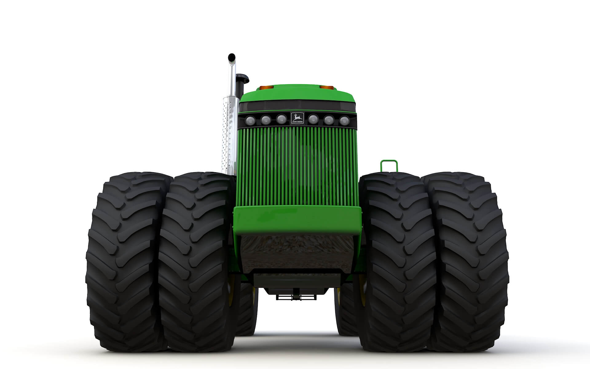 John Deere 8850 4WD Tractor 1985 - 3D Model by brunomcardoso