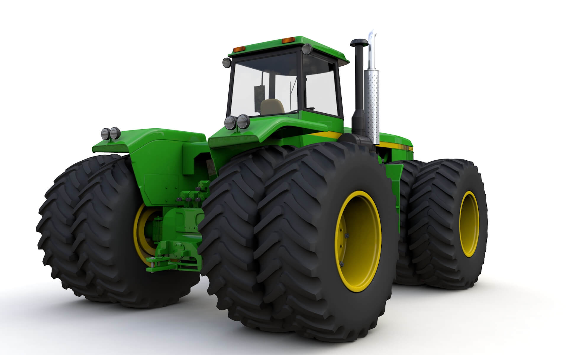 John Deere 8850 4WD Tractor 1985 - 3D Model by brunomcardoso