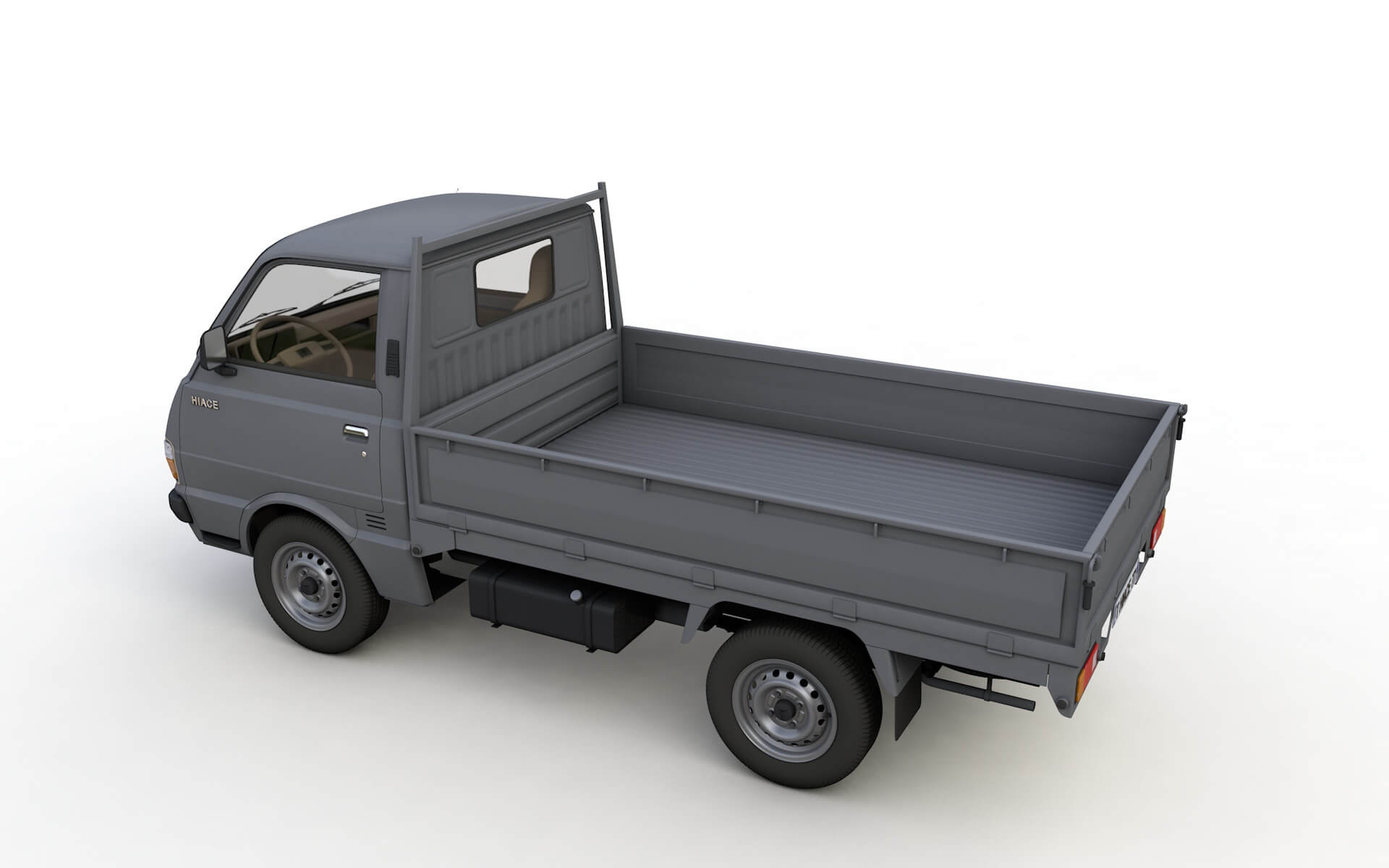 Toyota Hiace Pickup Truck 1977 3D Model by brunomcardoso