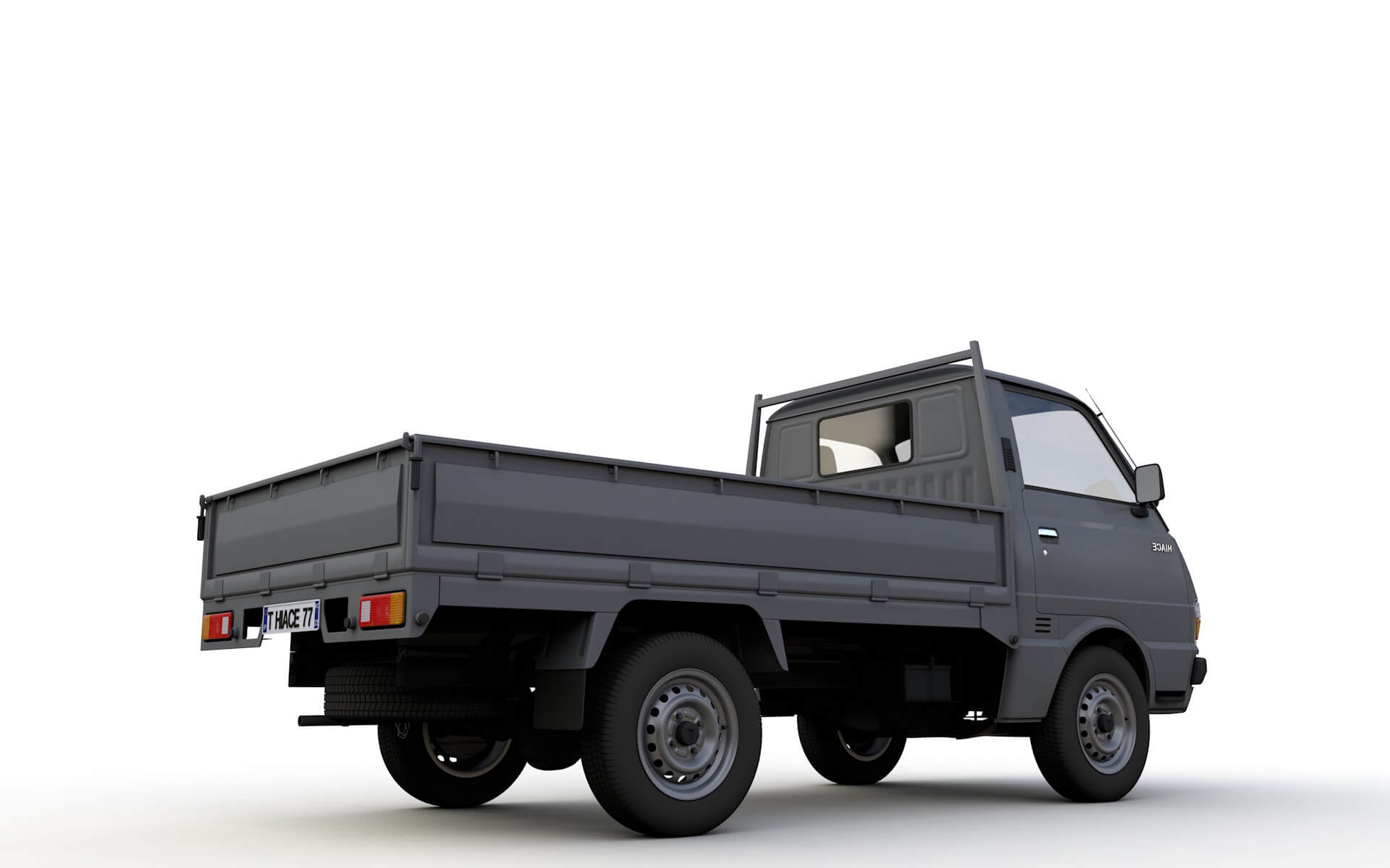 Toyota Hiace Pickup Truck 1977 3D Model by brunomcardoso