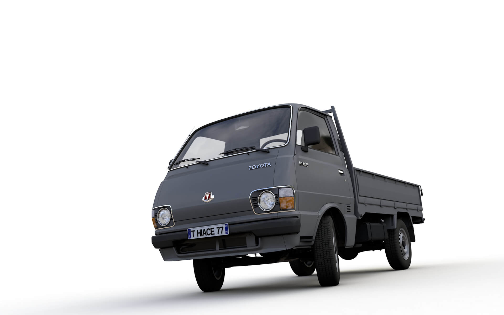 Toyota Hiace Pickup Truck 1977 3D Model by brunomcardoso