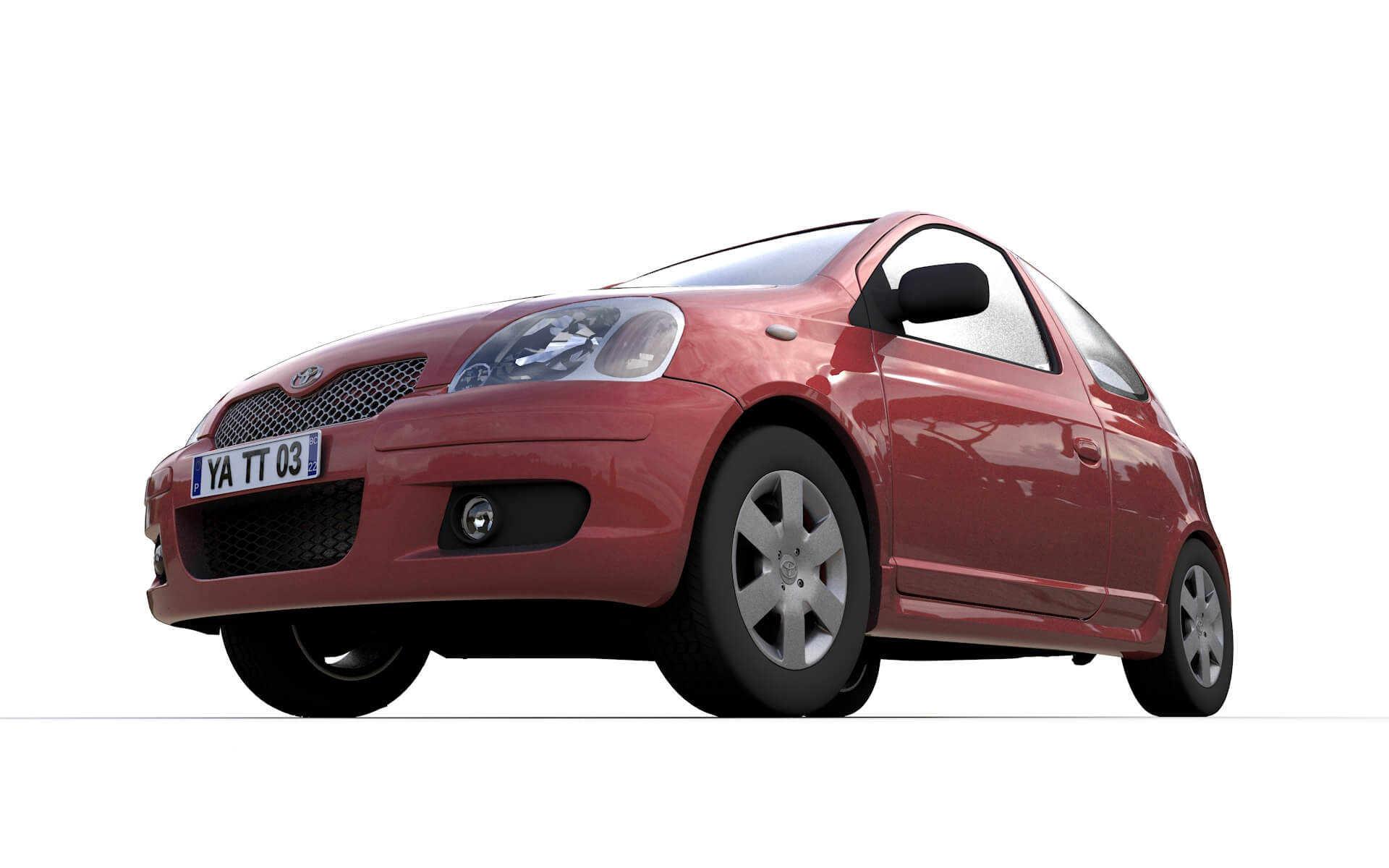 Toyota Yaris 3 Doors 2003 - 3D Model by brunomcardoso