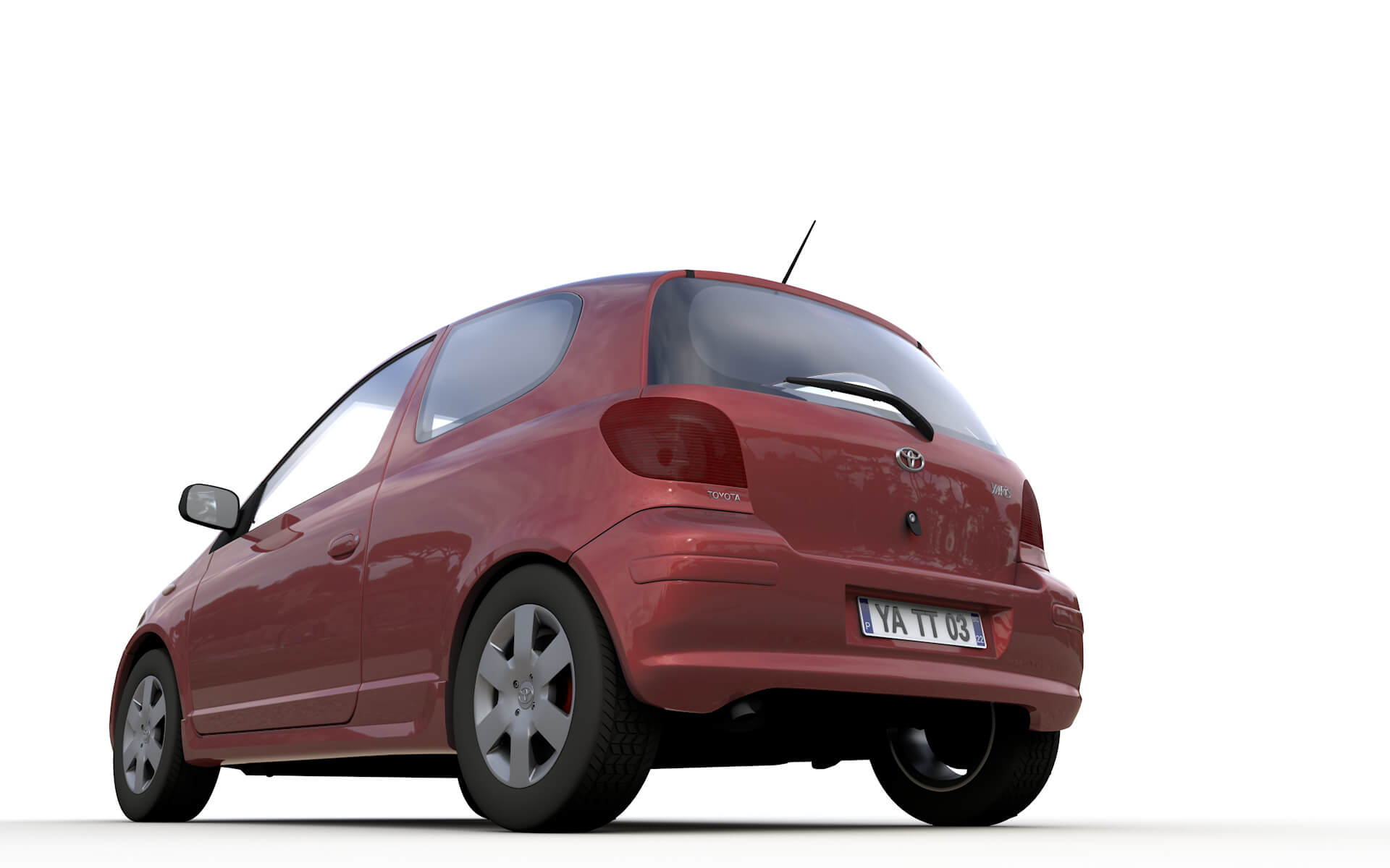 Toyota Yaris 3 Doors 2003 - 3D Model by brunomcardoso