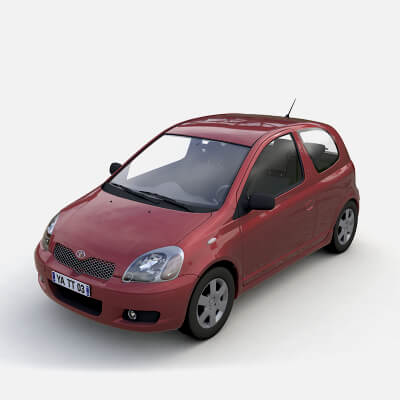 Toyota Yaris 3 Doors 2003 - 3D Model by brunomcardoso
