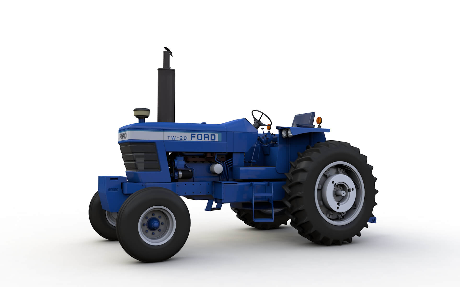TW20 Tractor 1978 - 3D Model by brunomcardoso