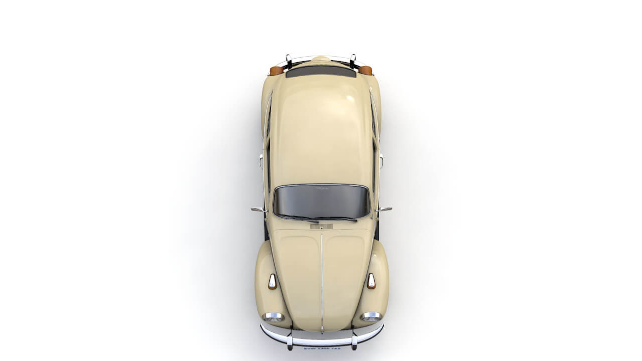 Volkswagen Super Beetle 1972 - 3D Model by brunomcardoso