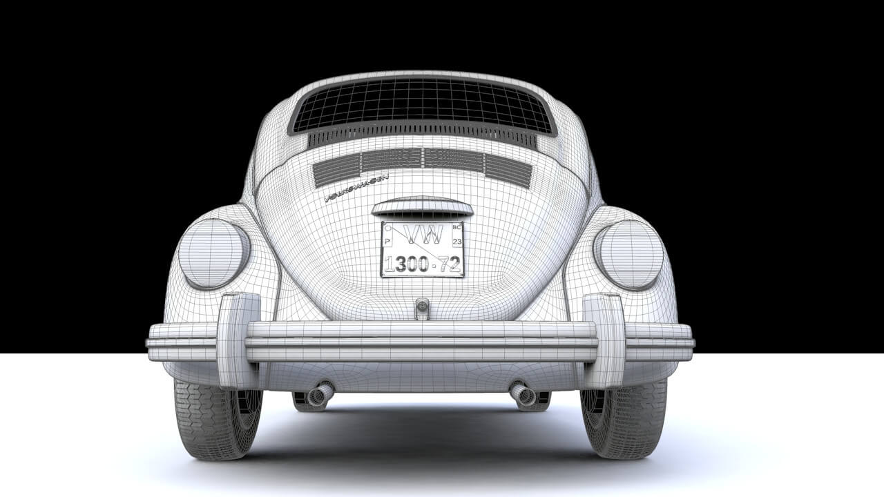 Volkswagen Super Beetle 1972 - 3D Model by brunomcardoso