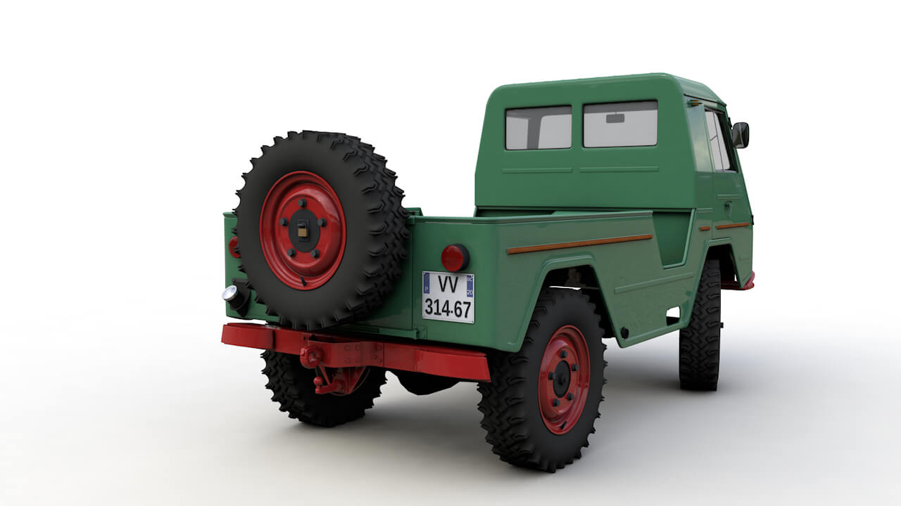 Volvo Laplander L3314 1967 - 3D Model by brunomcardoso