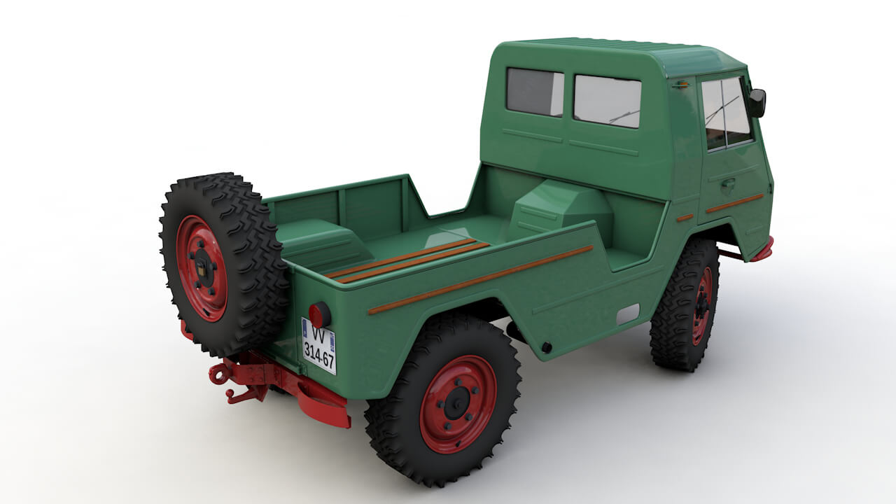 Volvo Laplander L3314 1967 - 3D Model by brunomcardoso
