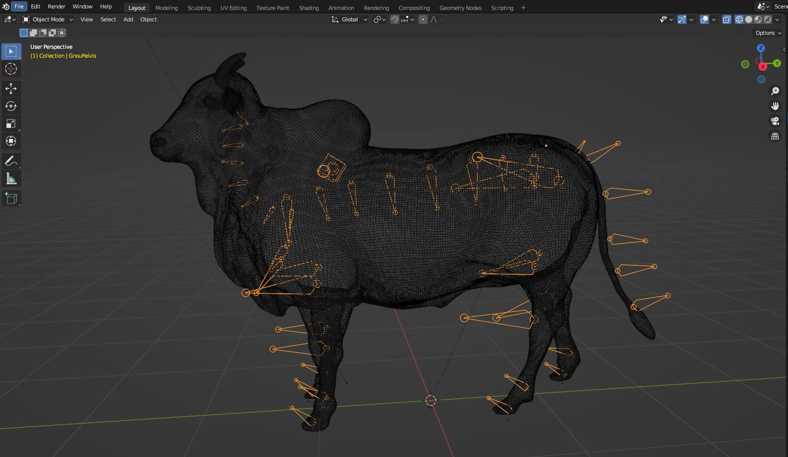 Cattle 3D Model by brunonunesdp