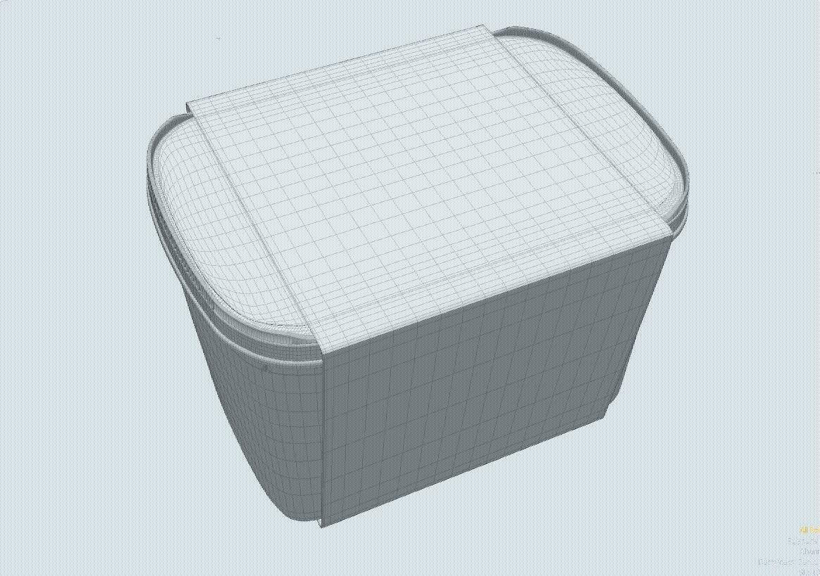 Ice Cream Container - 3D Model by brunonunesdp